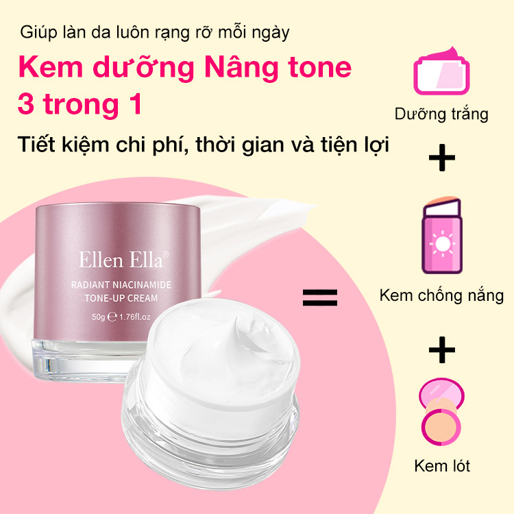 Thanh toán khi nhận hàng-100% Legit-ELLEN ELLA Kem nâng tông da 3 trong ...