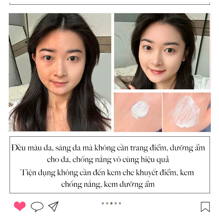 Thanh toán khi nhận hàng-100% Legit-ELLEN ELLA Kem nâng tông da 3 trong ...