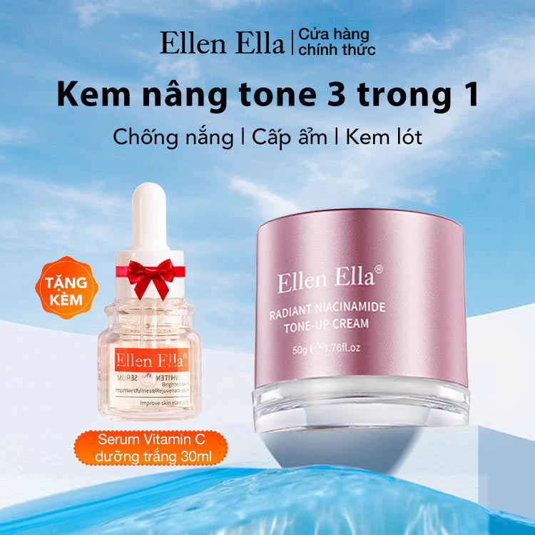 ELLEN ELLA 3-in-1 Tone Up Cream-whitening, sunscreen, and BB cream-Recommended by Korean beauty ...